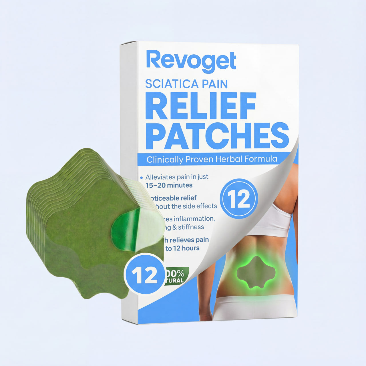 Sciatica Back Pain Relief Patches - Revoget